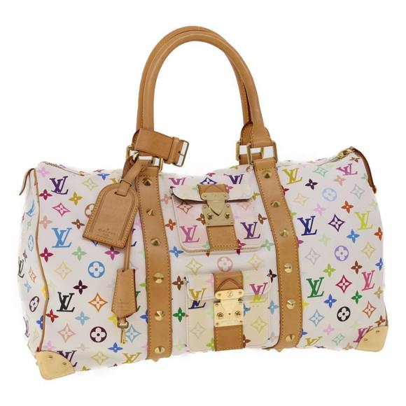 Louis Vuitton | Bags | Louis Vuitton Monogram Multicolor Keepall 45 ...